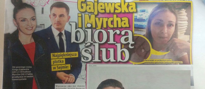 Partyjna miłość? "Super Express" donosi: Kinga Gajewska i Arkadiusz Myrcha niedługo staną na ...