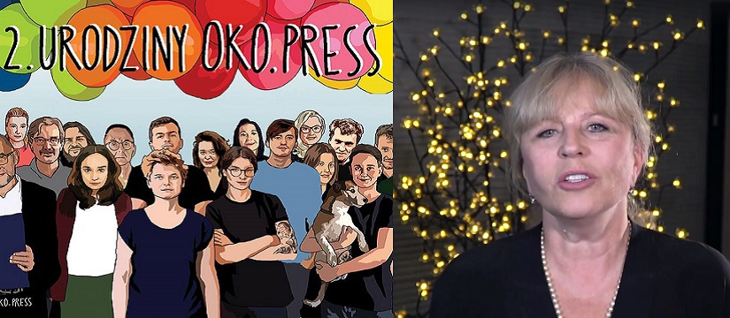 Drugie urodziny OKO.press i pompatyczne laudacje Jandy