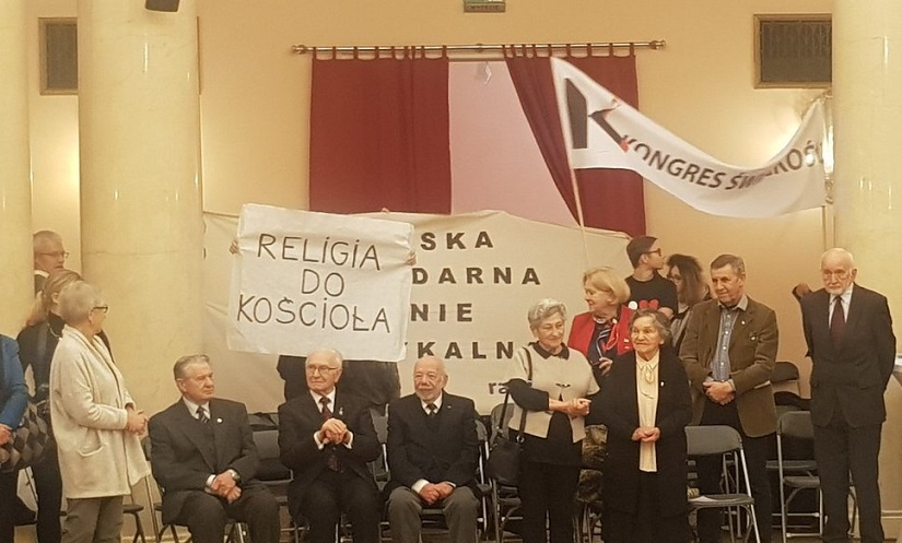 Bolszewicka nasiadówka czy RM? Antyklerykałowie na sali!