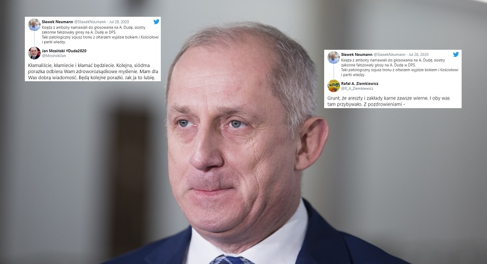 Neumann atakuje Kościół za... wybory. Jest reakcja