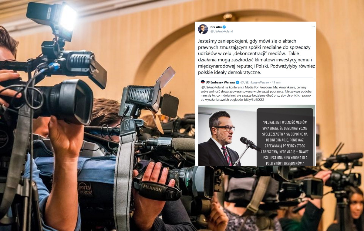 Bix Aliu pisze o "zaniepokojeniu" dekoncentracją mediów