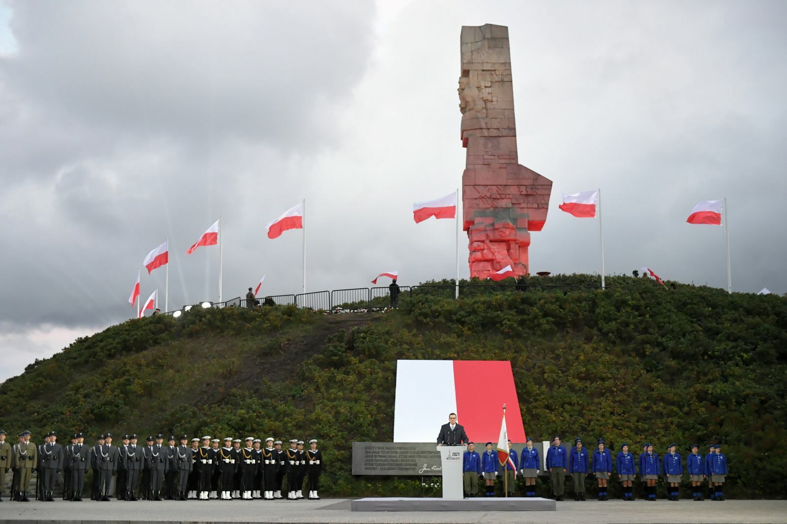 Commemorating the outbreak of WWII began at Westerplatte