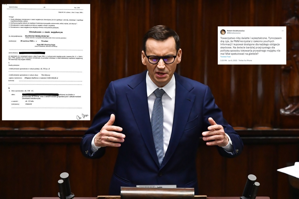 Obligacje premiera.Smoktunowicz:Miał spekulować na giełdzie?