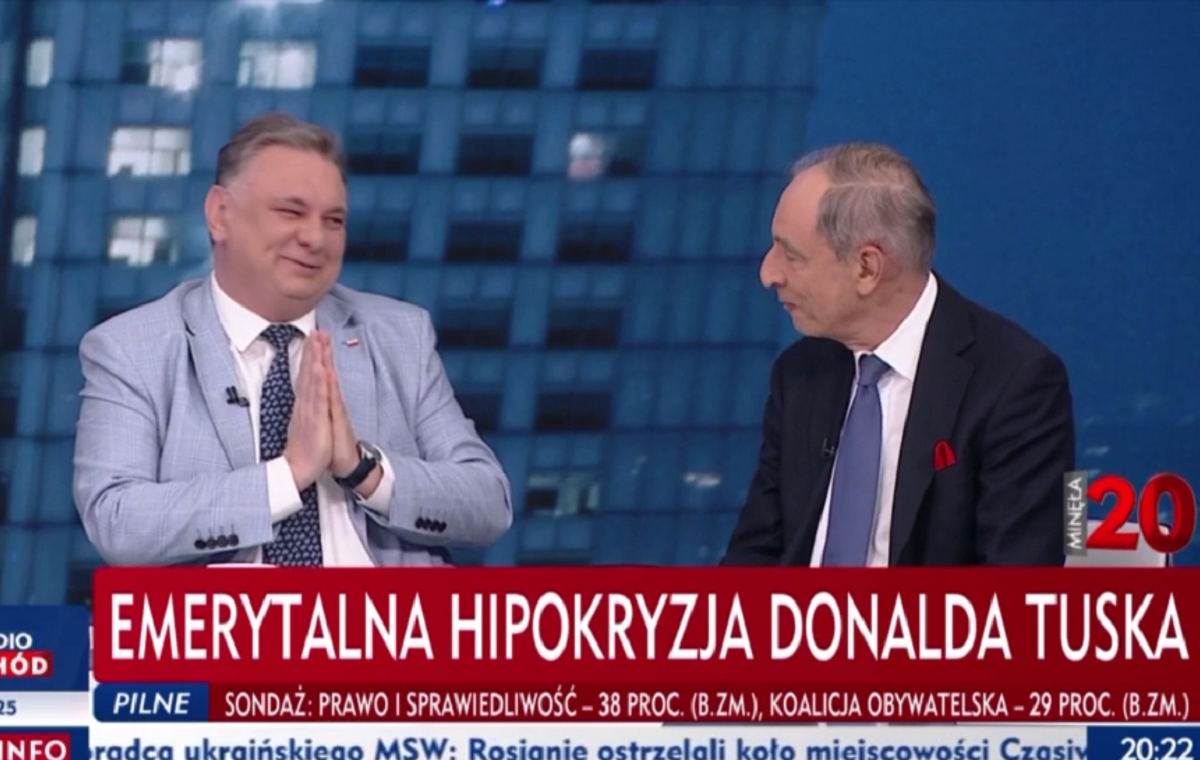 Pytanie o emeryturę Tuska. Bartoszewski rozbawił studio