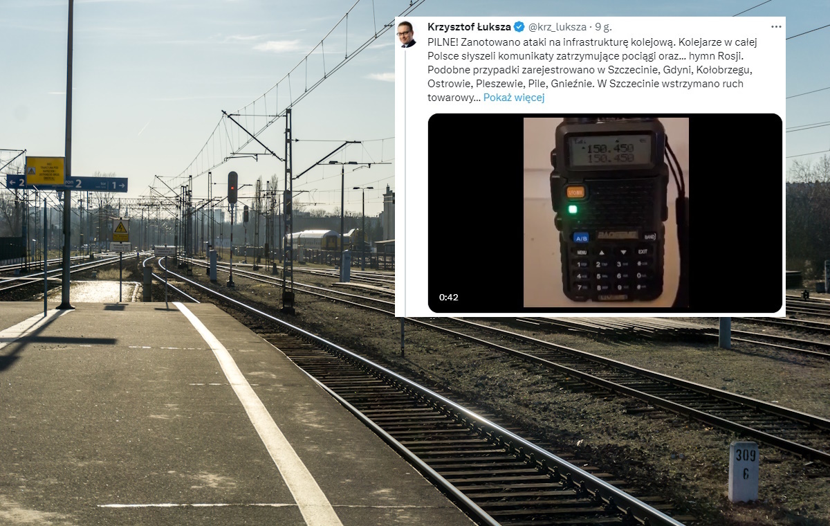 Sygnał radio-stop na kolei i hymn Rosji. Dowcip czy sabotaż? Sygnał radio-stop na kolei i hymn Rosji. Dowcip czy sabotaż?