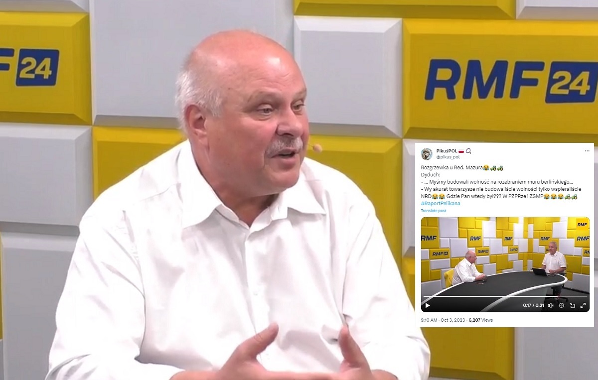 Dyduch o Murze Berlińskim. Celna riposta redaktora Mazurka!