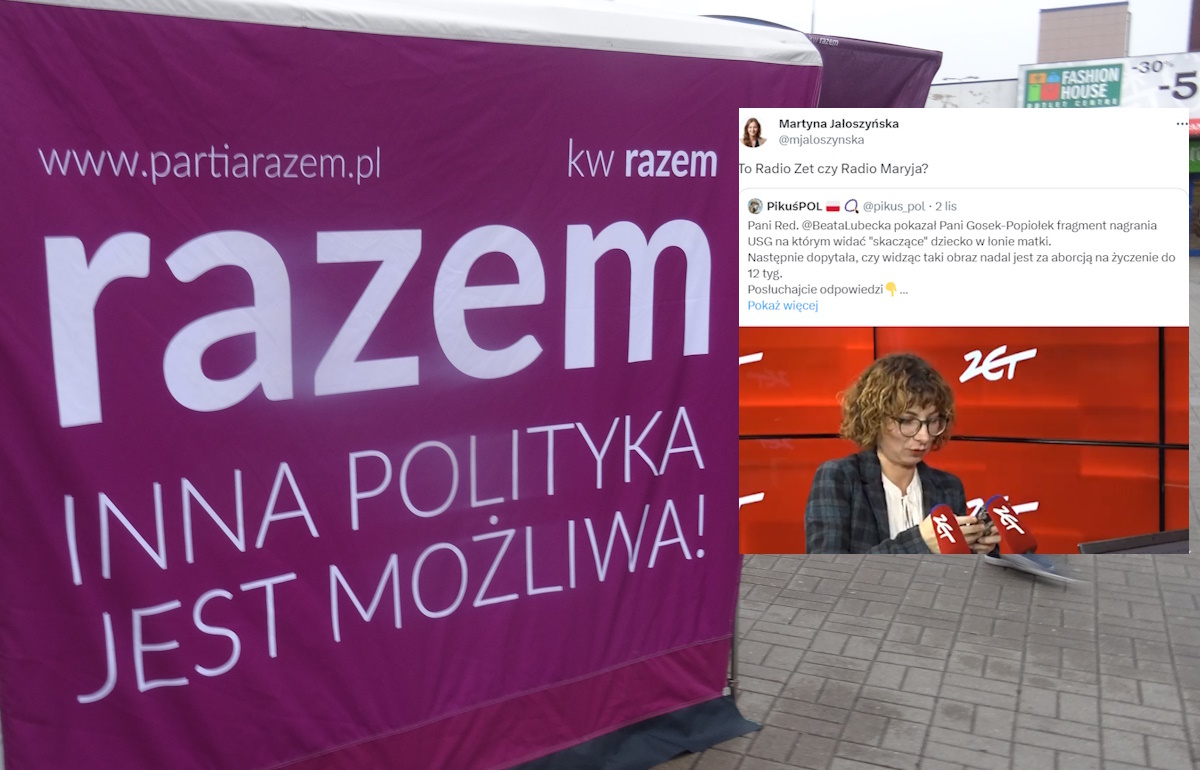 Feministka i działaczka Razem rozjuszona nagraniem z USG