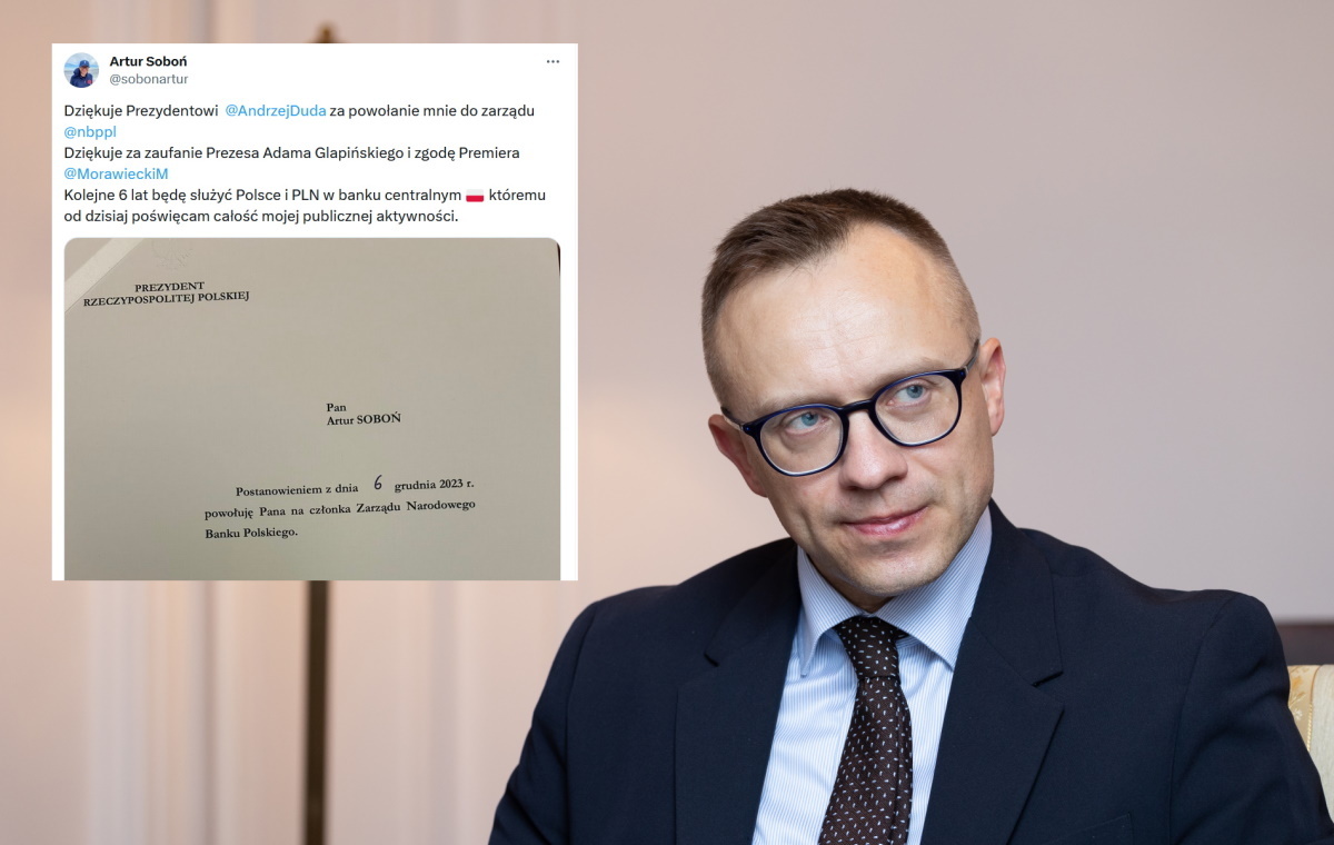 Artur Soboń został członkiem Zarządu NBP!