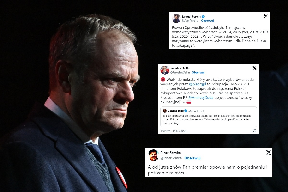 Wpis Tuska pełen pogardy i burza w sieci! "Wielki demokrata"