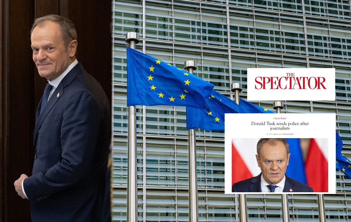 "The Spectator" wprost o działaniu Tuska i hipokryzji KE!