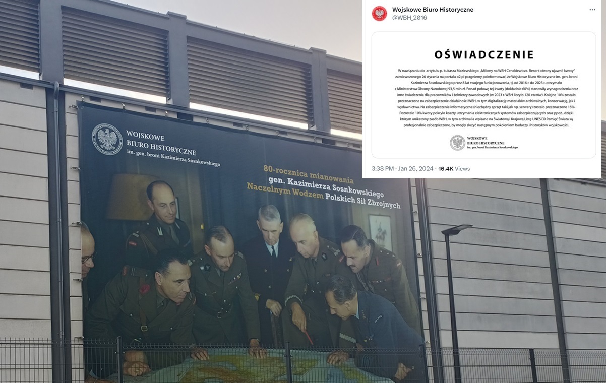 Portal o2 szuka sensacji? "Miliony na WBH". Jest odpowiedź!