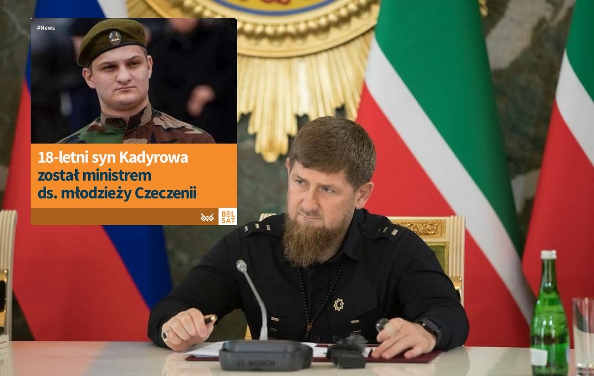 Prywatna republika! 18-letni syn Kadyrowa... ministrem