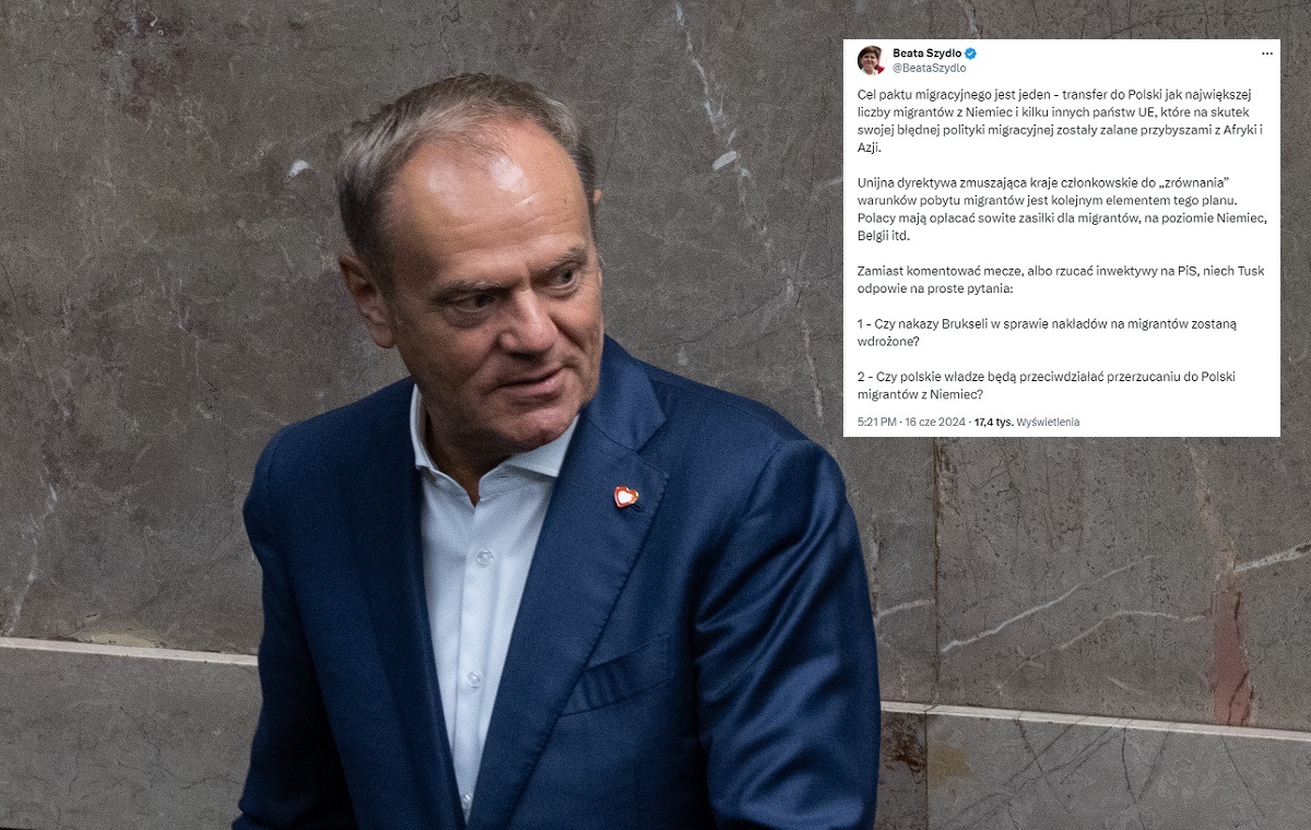 Szydło kieruje do Tuska dwa proste pytania. "Niech odpowie"