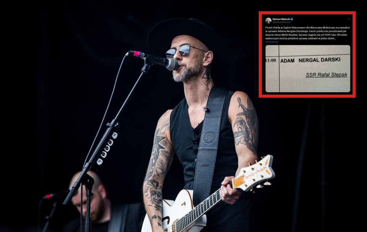 Zdeptał obraz Matki Boskiej. Po rozprawie ws. "Nergala"