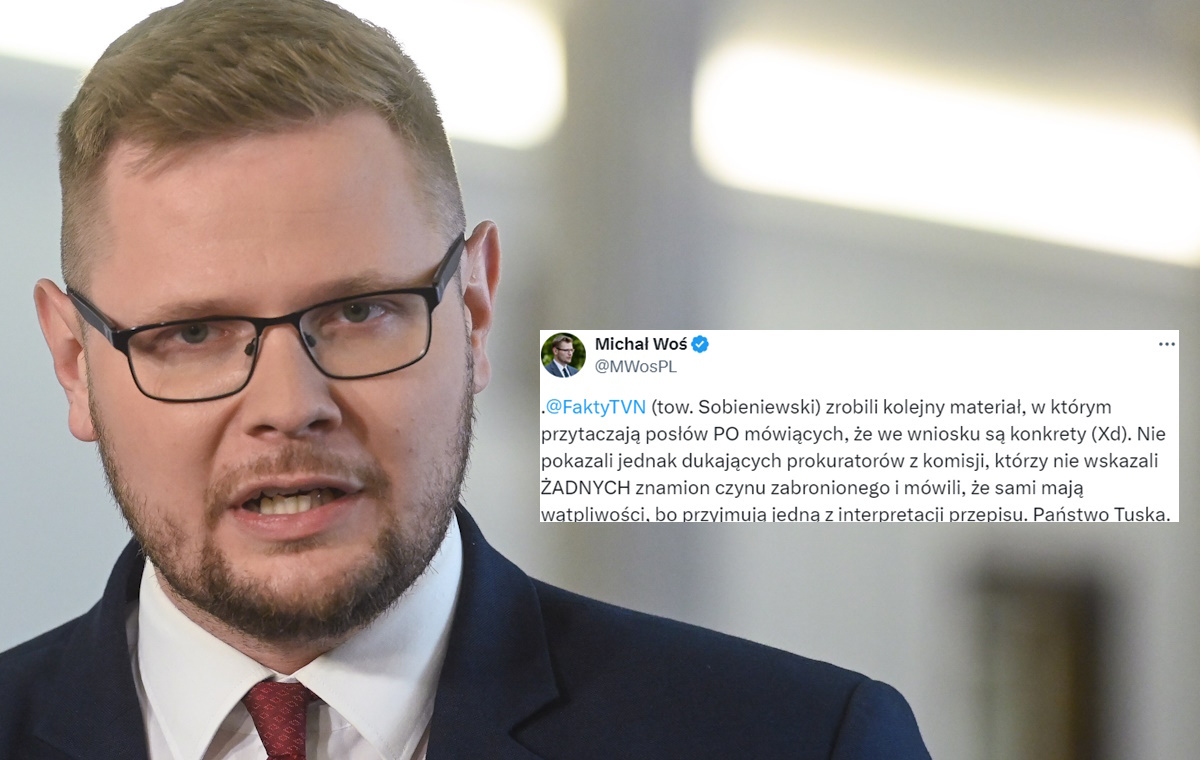 Woś o materiale TVN: Nie pokazali dukających prokuratorów