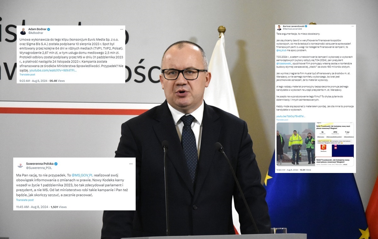 Bodnar "odkrył" spot MS z Ziobrą. Doczekał się odpowiedzi!