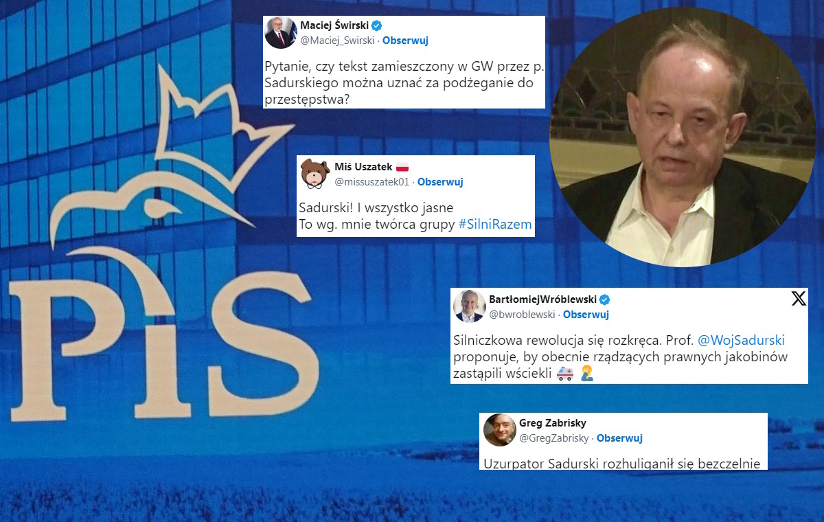Lawina komentarzy po tekście Sadurskiego. "Podżeganie?"
