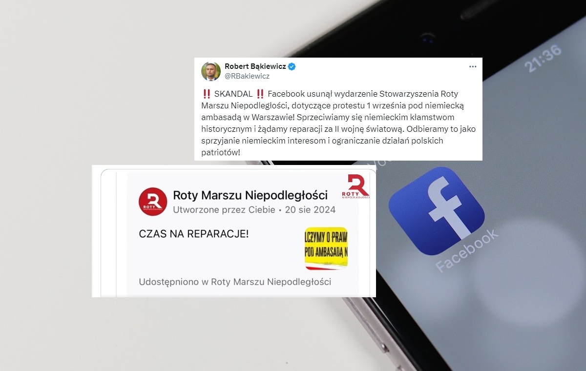 Facebook has removed the event of the Independence March Rota ...