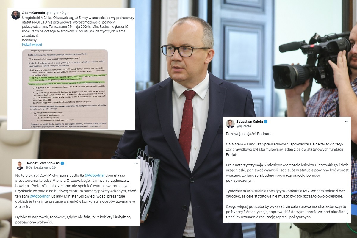 Siedzą za to w areszcie. Bodnar sam nie ma z tym problemu!