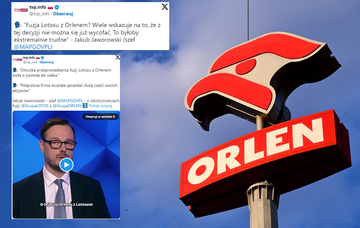 Szef MAP o fuzji Orlenu z Lotosem: Wycofanie się niemożliwe