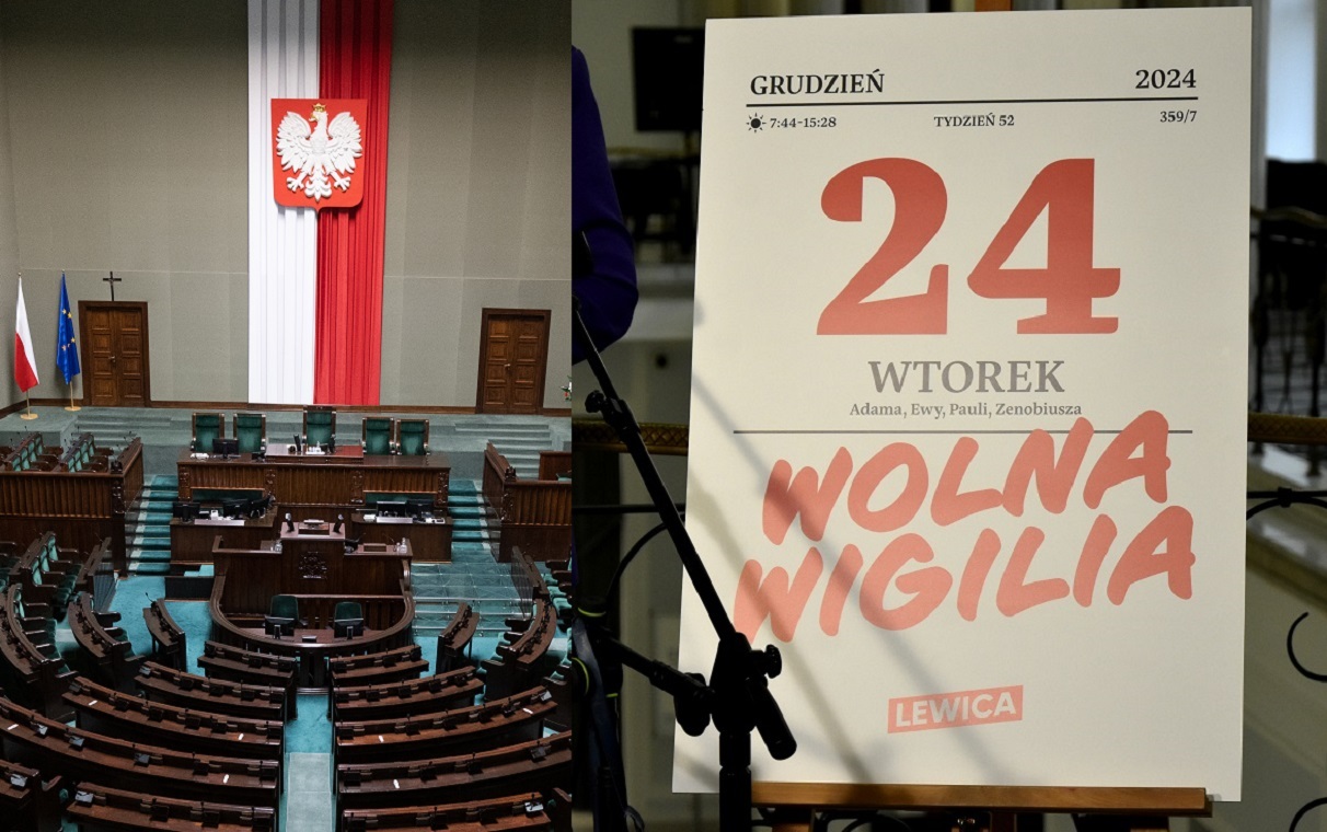 Dziś w Sejmie drugie czytanie projektu ws. wolnej Wigilii