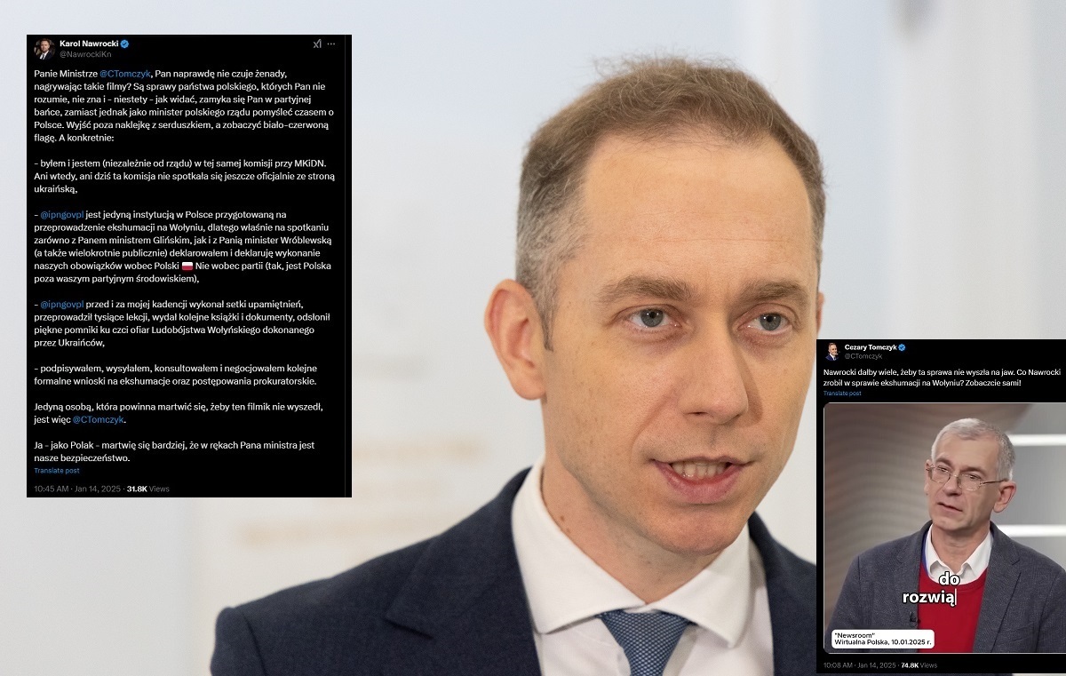 Tomczyk atakuje Nawrockiego. Szybko dostał odpowiedź!