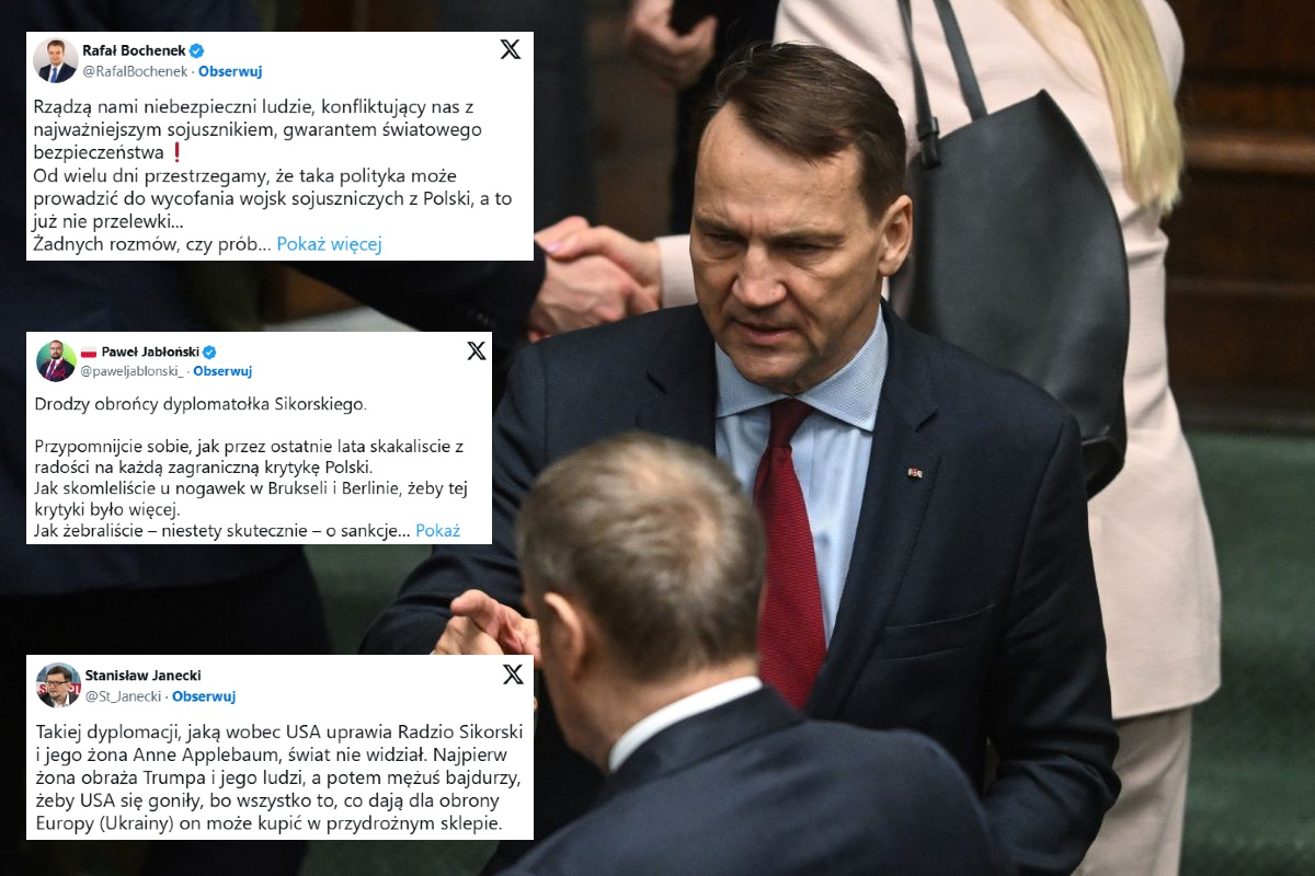 Musk i Rubio strofują Sikorskiego. Fala komentarzy