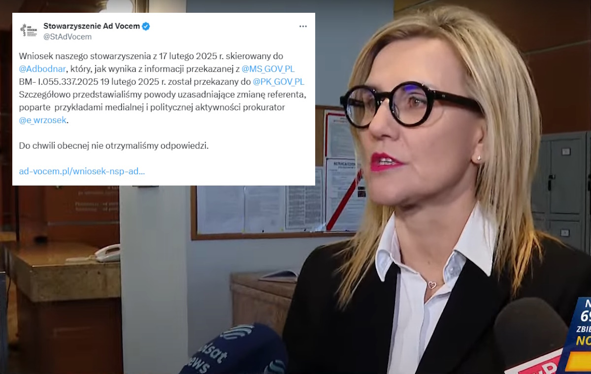 "Ad Vocem" żąda od Bodnara dyscyplinarki dla Wrzosek