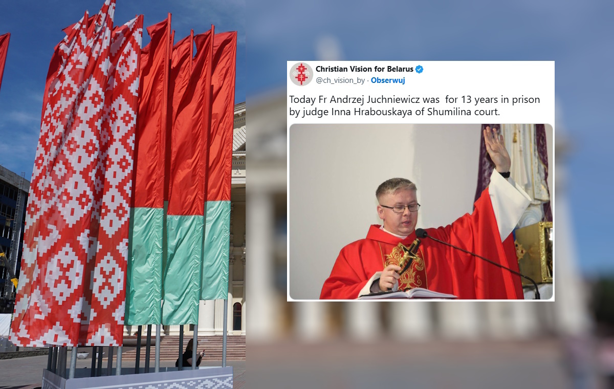 Represje na Białorusi. O. Juchniewicz skazany na 13 lat!