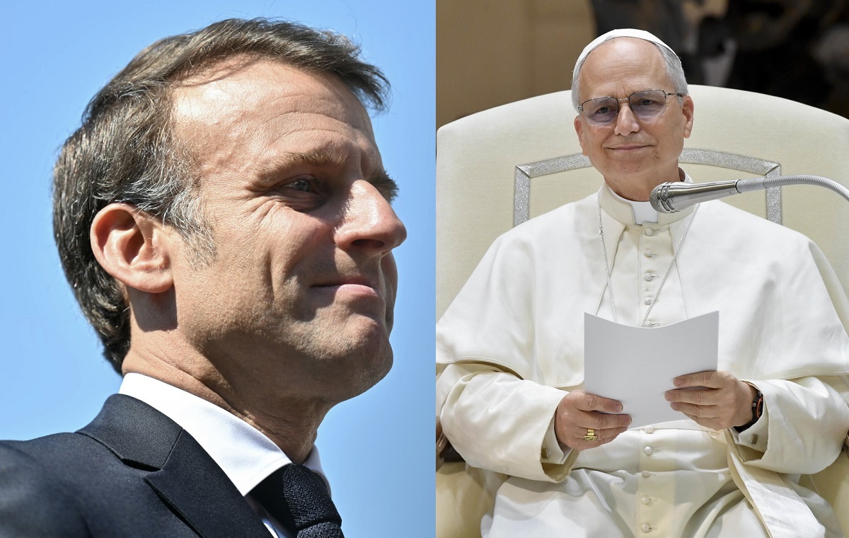 Macron odbył pierwszą rozmowę telefoniczną z Leonem XIV