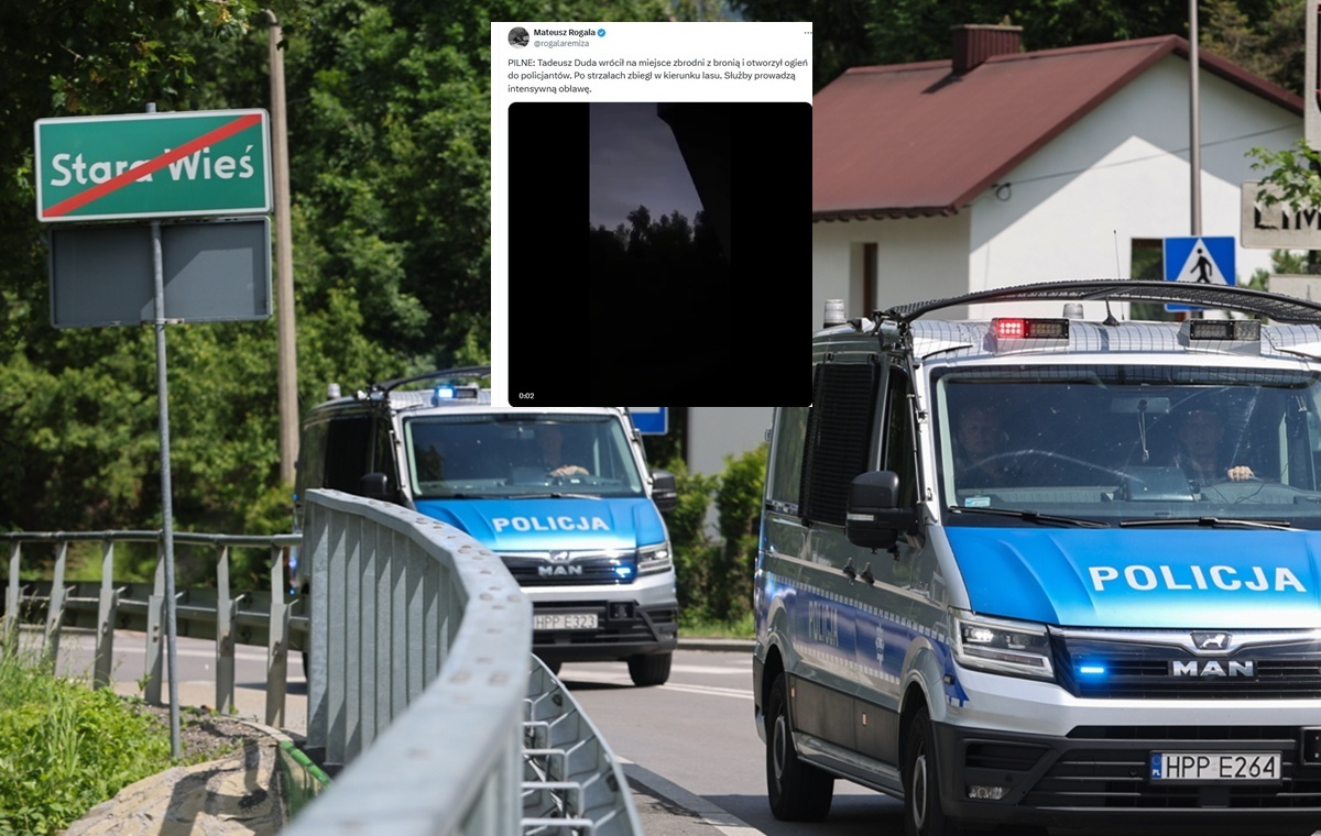 Nocna strzelanina w Starej Wsi! Podejrzany wrócił?!