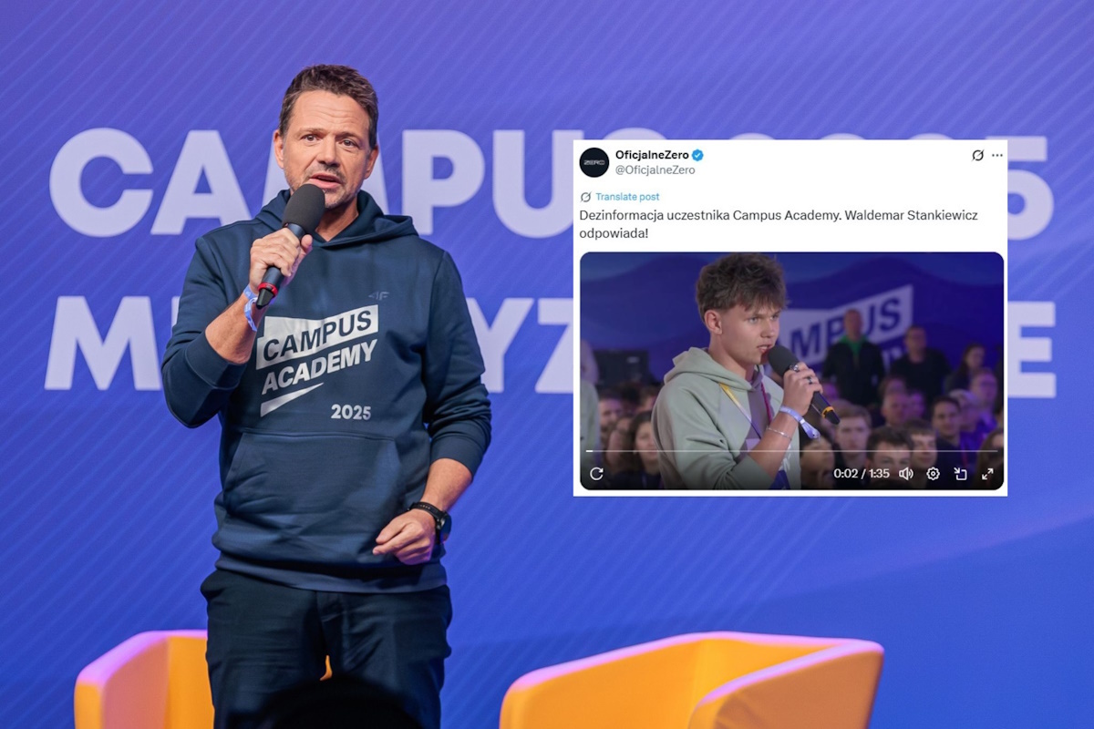 Kto sieje dezinformację? Kabaret na Campusie Trzaskowskiego!