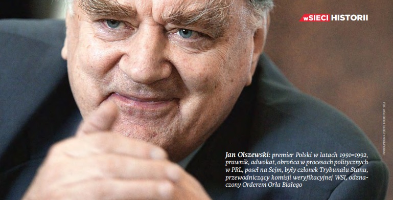 Jan Olszewski dla „wSieci Historii”: „Wciąż można dyskutować nad ...