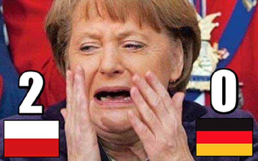 Angela Merkel opłakuje porażkę Niemców... ZOBACZ MEMY!