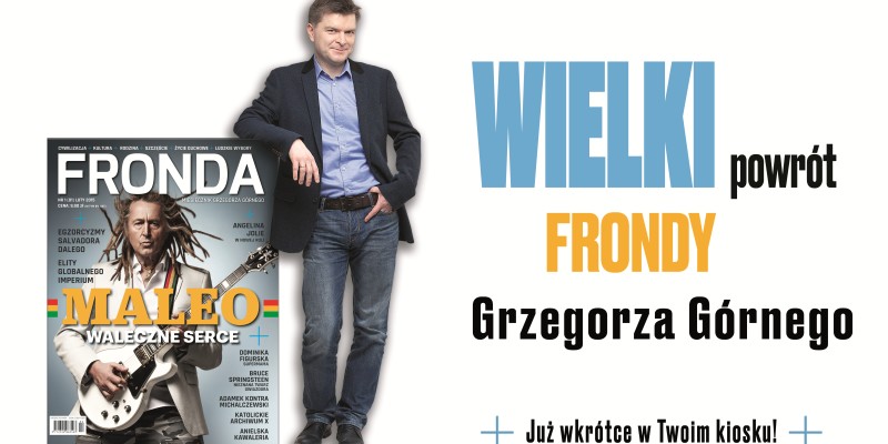"Fronda" wraca do Grzegorza Górnego. Wydawcą miesięcznika jest Fratria