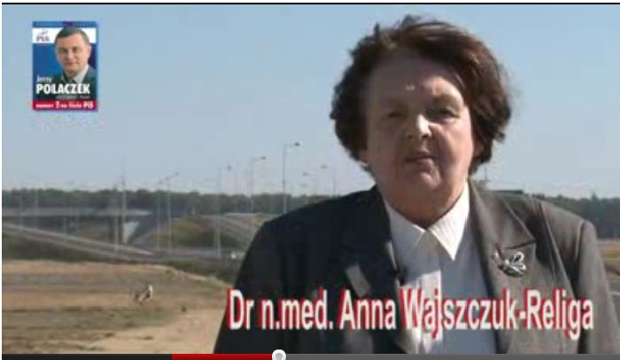 Dr n. med. Anna Wajszczuk-Religa, małżonka śp. profesora Zbigniewa ...