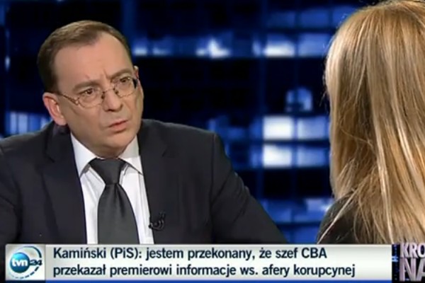 Kamiński: Ujawnioną teraz aferę zaczęliśmy rozgryzać już w 2009 ...