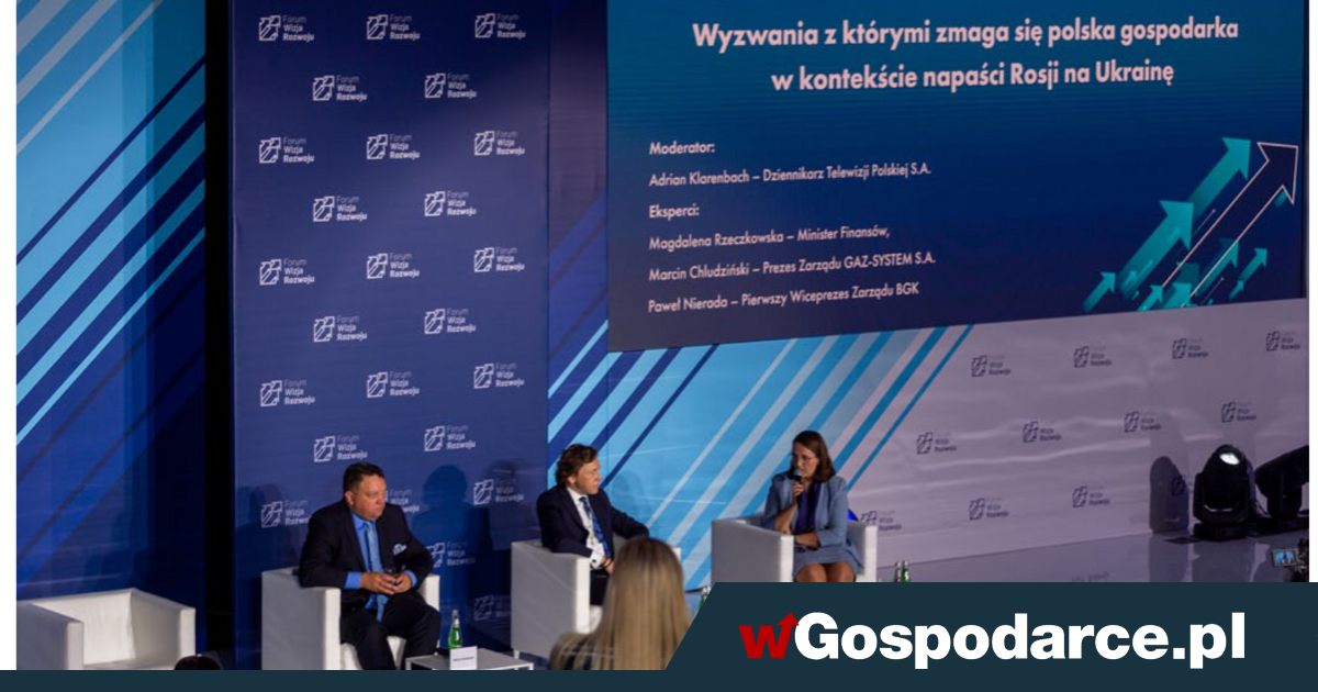 Prezes GAZ-SYSTEM Marcin Chludziński na Forum Wizja Rozwoju w Gdyni ...