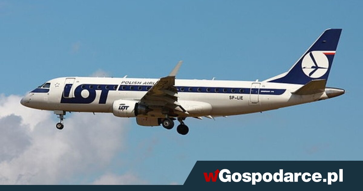 Czwarty samolot Embraer 195 w barwach Polskich Linii Lotniczych LOT ...