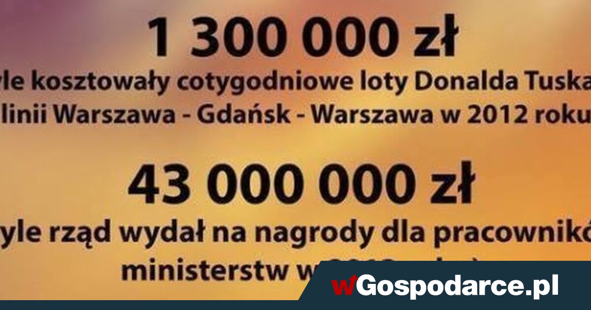 Miliard goni miliard: PO się bawi, Polacy płacą ZOBACZ GRAFIKĘ ...